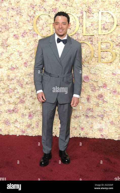 Anthony Ramos bei der Verleihung der 82. Golden Globe Awards 2025 im Beverly Hilton Hotel ...
