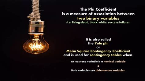 Phi Coefficient Of Correlation Thiyagu Pdf