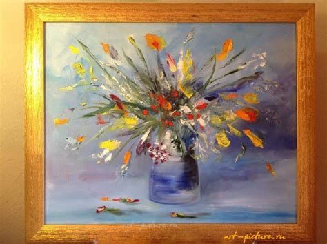 Купить картину Полевые цветы Масло холст Художник Нитненко Константин Продажа картины