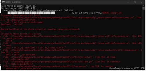 Python3版本pip安装requests失败requests依赖安装失败 Csdn博客