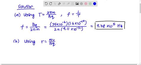 ⏩solved Find The Frequency Of Revolution Of An Electron With An… Numerade