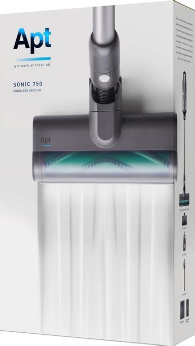 Apt Sonic 750 Ledningsfri Stangstøvsuger Grå Elgiganten Elgiganten