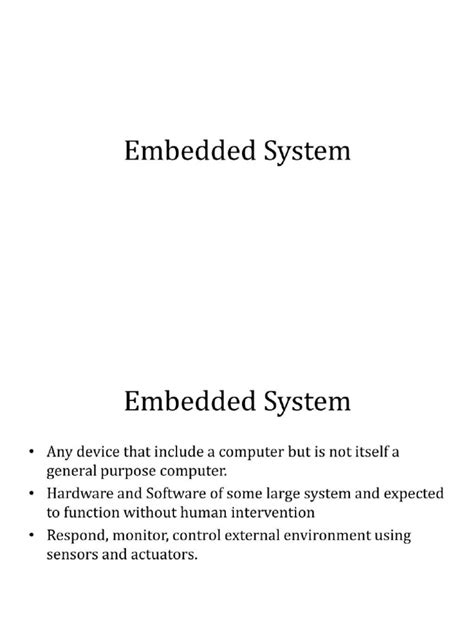 Embedded Systems | PDF