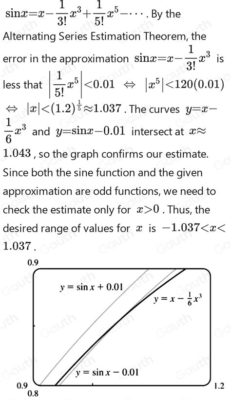 Solved Use The Alternating Series Estimation Theorem Or Taylors