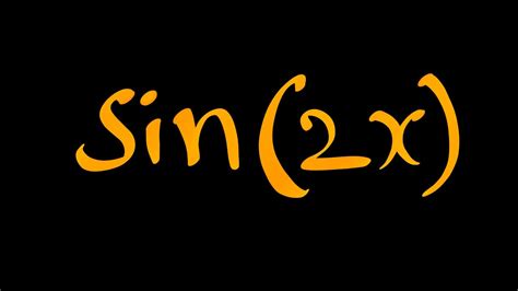 Sin2x Formula And Proof YouTube