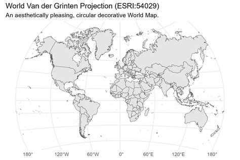 Various Crs Projections For Use With {sf} Plots In {ggplot2} Visage