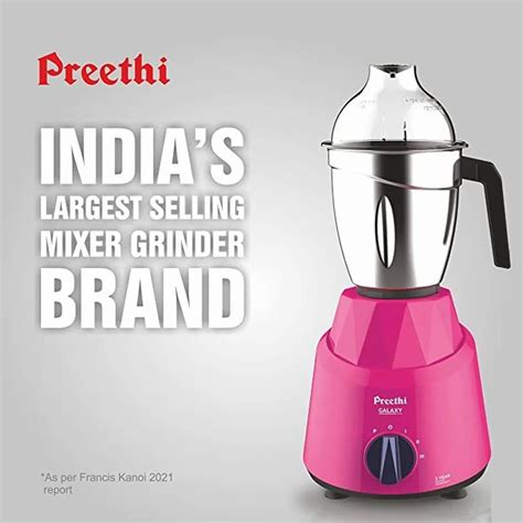 Preethi Galaxy Mixer Grinder For Wet And Dry Grinding 750 W At ₹ 3420 In Nellore