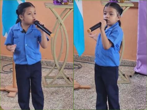 Niña Hondureña Deja Impactados A Todos Con Su Perfecta Oratoria