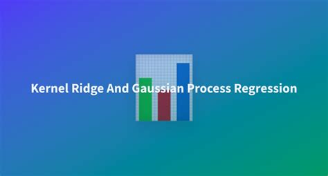 🚀 excited to share my latest gradio app comparison of kernel ridge