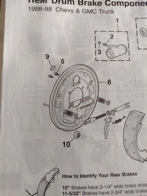 Rear Drum Brake Parts Diagram And Assembly Guide