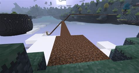 Aether Portal Decided To Be Funny To Open On A Cloud Thank God I Had Stacks Of Dirt To Make