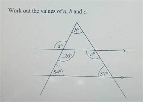 Find A B C With Reasoning Brainly In