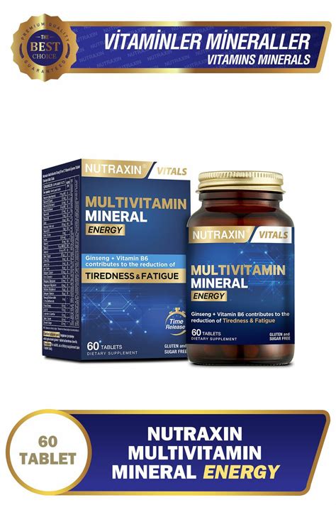 Nutraxin Multi Mineral Complex 60 Tablet Nutraxin Multi Mineral Complex 60 Tablet Uygun Fiyat