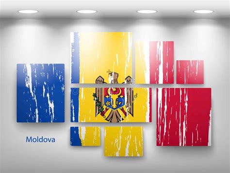 Flag Paint In Gallery Stock Vector Illustration Of Official 291845309