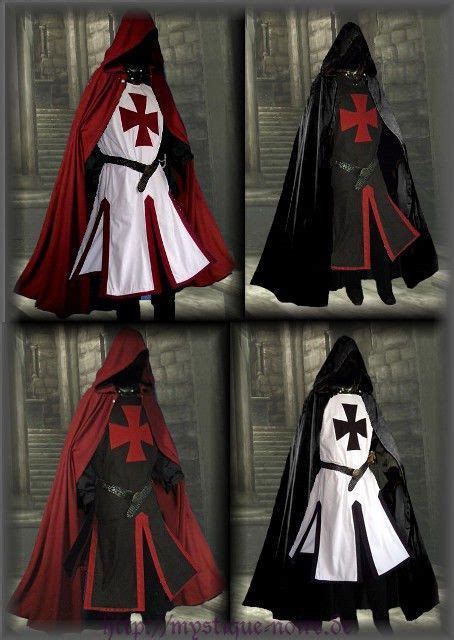 Medieval Templar Knight Crusader Surcoat And Cloak Reenactment Sca Larp