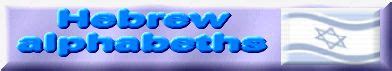 Hebrew Alphabeths Vowels