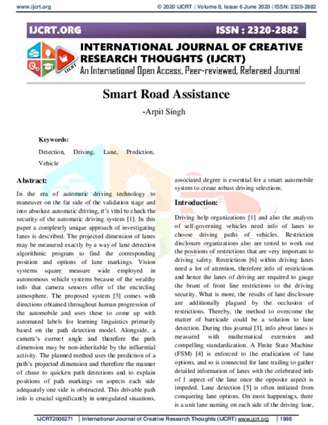 pdf smart road assistance