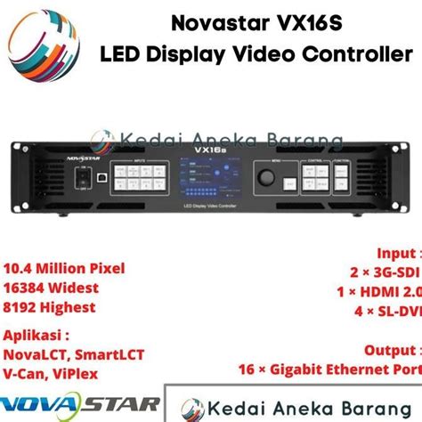 Jual Novastar Vx16s Led Video Processor Videotron Controller Sending