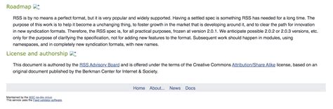 Copyright Concerns On From Rss 20 Specification Page · Issue 106