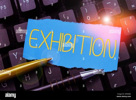 Writing Displaying Text Exhibition Word For And Act Of Exposing