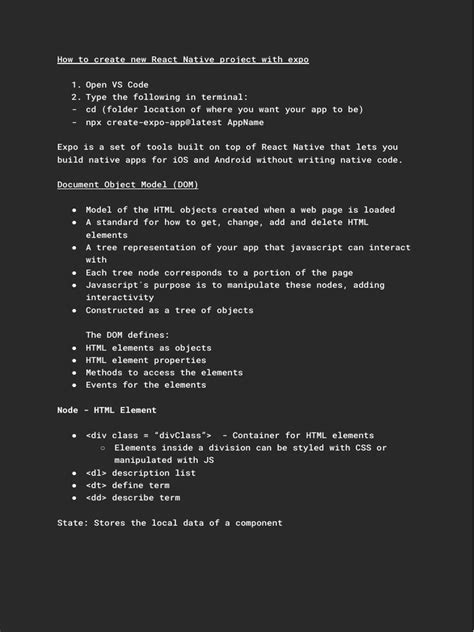 React Native Notes Pdf