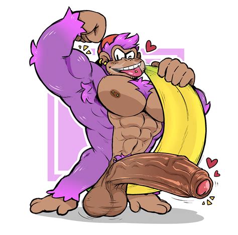 Rule 34 Banana Big Balls Big Penis Chest Hair Donkey Kong Series