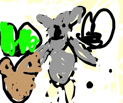 Gollum Eating Peanuts Drawception