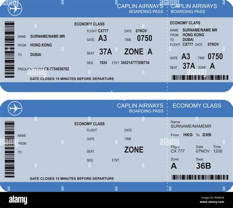 United Airlines Boarding Pass