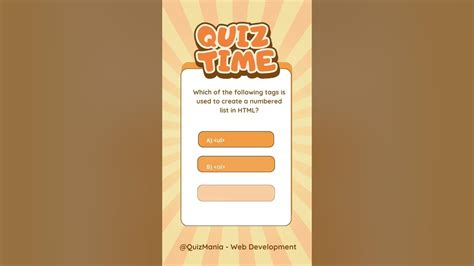 Quiz Mania Wd Quiz Quiztime Webdevelopment Html Css Javascript Programming Gk