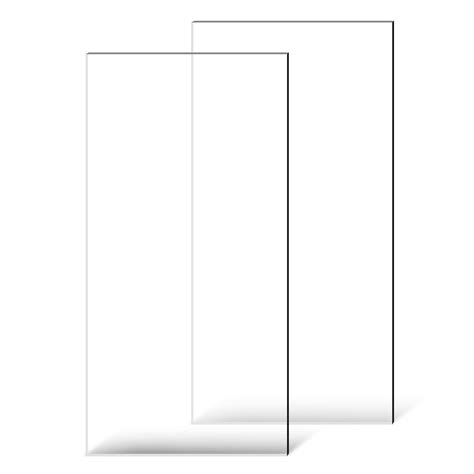 Vevor Plexiglass Acrylic Sheets 2 Pack Plastic Sheet 24 X 48 Inch 18