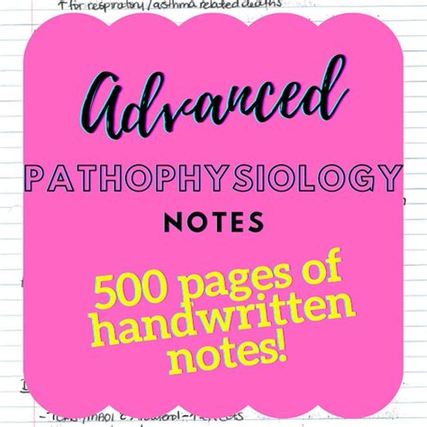 Pathophysiology Guide Etsy