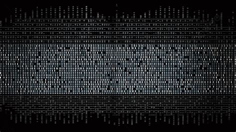 Binary Background Black