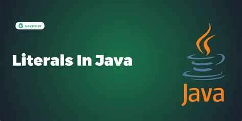 Literals In Java With Example