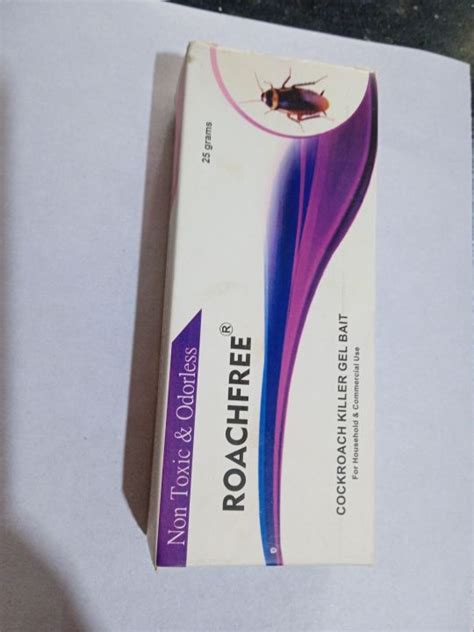 Roach Free 25grm Non Toxic And Odourless Cockroach Control Gel Bait For