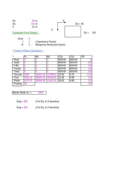 Eq Force Calculation Pdf
