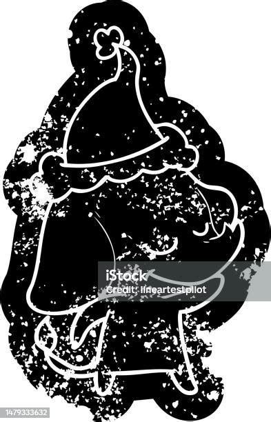 산타 모자를 쓰고 웃는 코끼리의 기발한 만화 고민 아이콘 귀여운에 대한 스톡 벡터 아트 및 기타 이미지 귀여운 낙서 드로잉