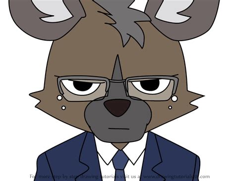 How To Draw Jiro Haida From Aggretsuko Aggretsuko Step By Step