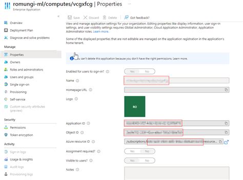 permission issue while creating ml pipeline job using azure cli v2