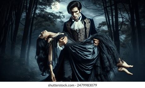 Vampire Carrying Fainted Woman Ai Generated Image 2479744223 Shutterstock