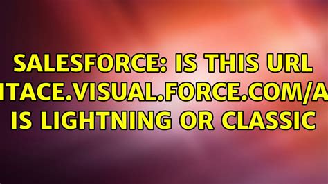 salesforce is this url apex vfpage