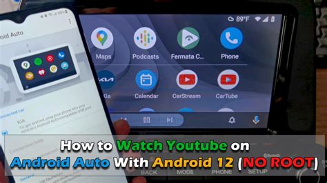 Watch Youtube On Android Auto With Android NO ROOT ICTfix