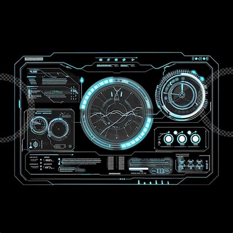 Premium Psd Hud Ui Technology Light Effect