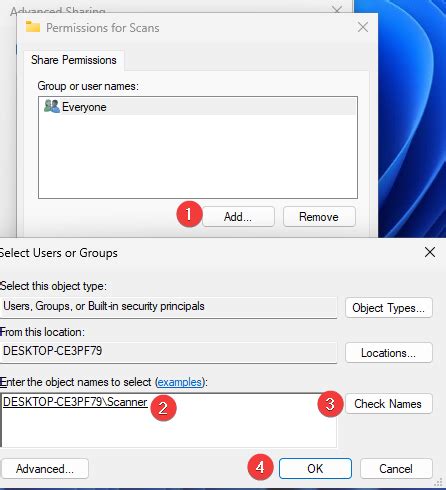 How To Setup Xerox Scan To Folder On Windows