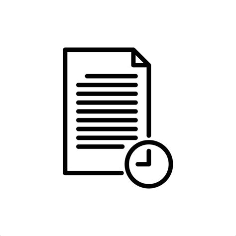 Pending Task Outline Icon Delay Task Black Line Illustration 67376117 Vector Art At Vecteezy