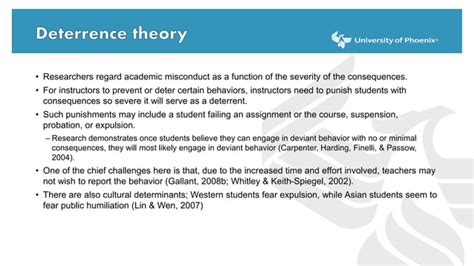 Theoretical Frameworks To Deter Academic Misconduct In The Classroom Pptx