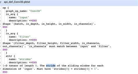 Documentation Rawopsconv3d Strides Cannot Be A List Of Ints That