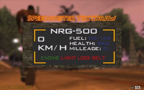 [textdraws] Speedometer Textdraw Gta Samp Global Portal
