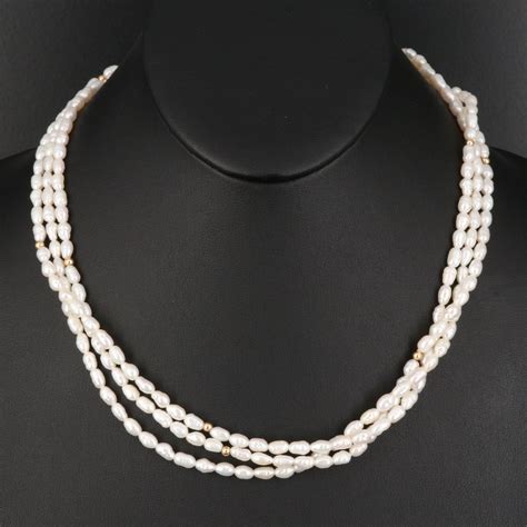 Pearl Torsade With 14k Clasp Ebth