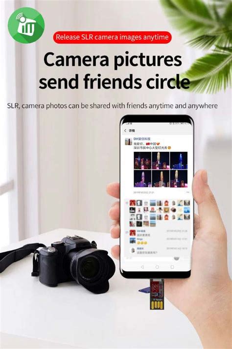 Transparent Type C Plug TF Memory Card Reader