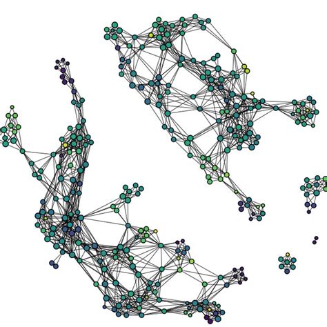 Mapper Network Of The Adult Dataset With Cls 5 N Cubes 10 And